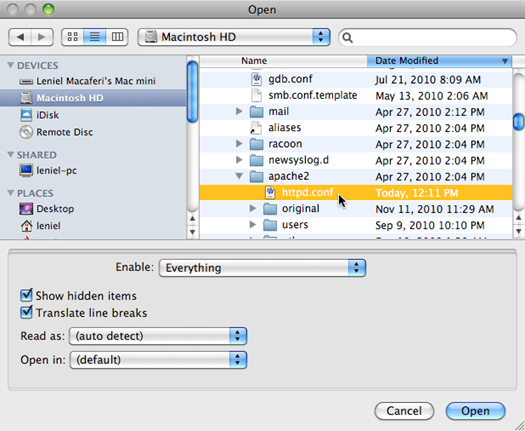 Leniel Maccaferris Blog Installing Php On Mac Os X Snow Leopard 1065